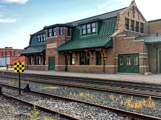 The train station in Thief River Falls stands as a reminder of simpler times when prices were as reasonable as the people.