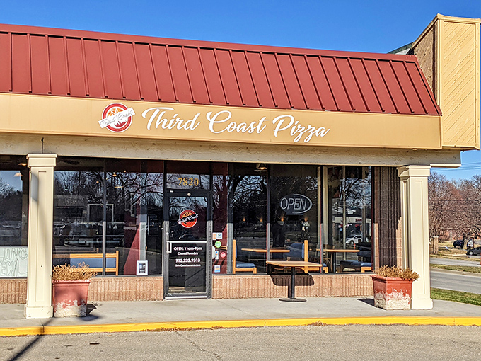 Sunshine and pizza&mdash;life's perfect combination! Third Coast's welcoming facade invites you to experience a slice of something different.