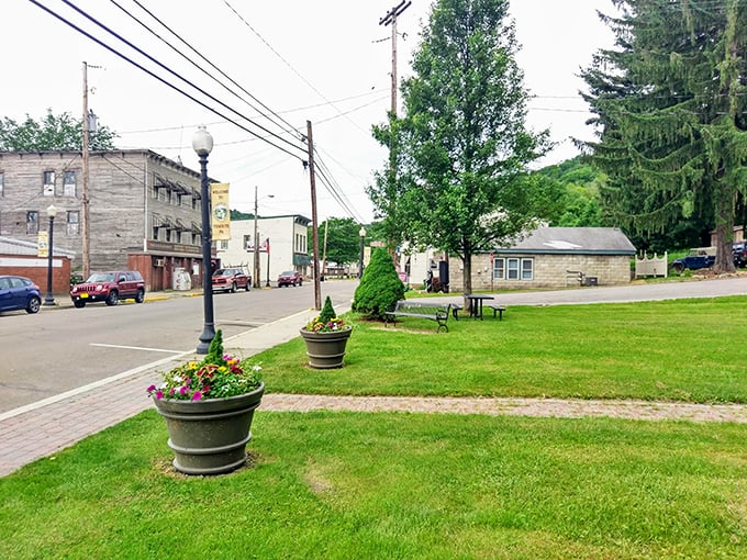 Simple buildings house complex stories in this waterfront community that time seems to have blessed.