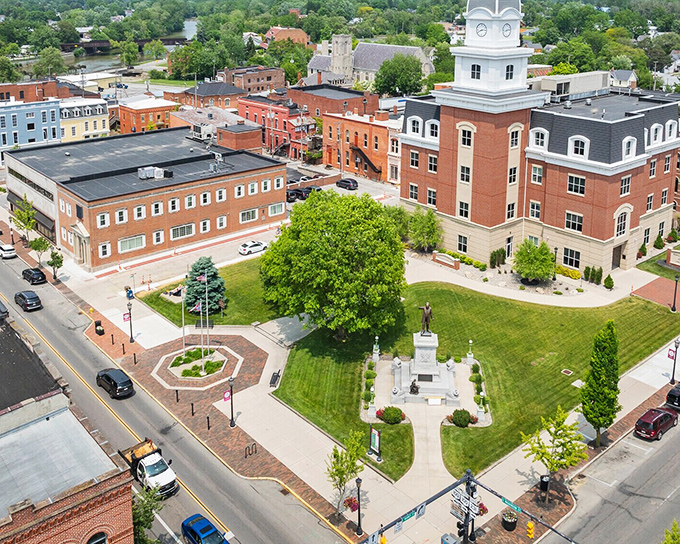 Tiffin's historic buildings stand shoulder to shoulder, a brick-and-mortar reminder of when downtown was everyone's favorite shopping destination.