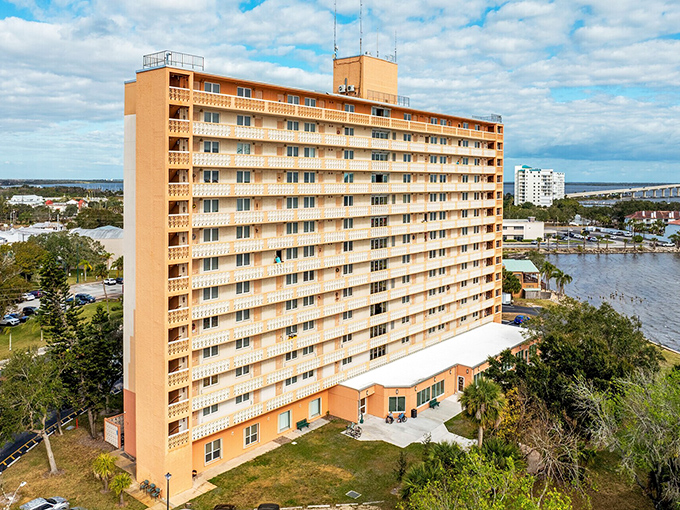 Beach-adjacent living without coastal prices – Titusville's waterfront high-rises won't empty your retirement accounts.