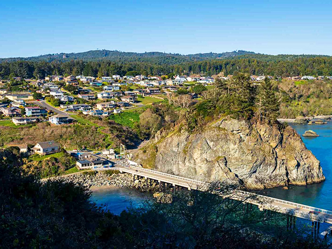 Rocky coastline and crashing waves create the kind of dramatic scenery that makes you forget checking your phone.