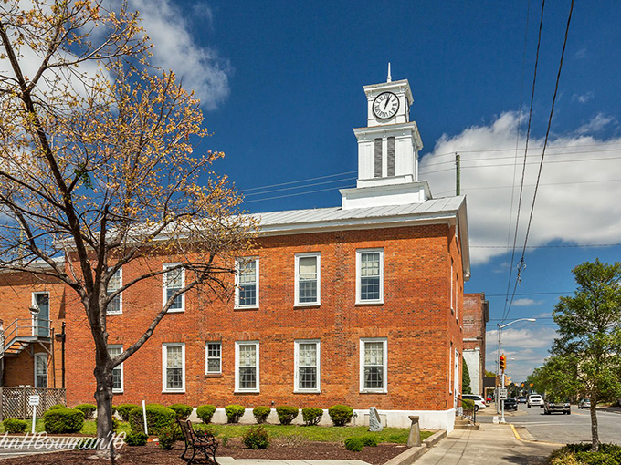 Little Washington's downtown: where every building has a story and time to tell it.
