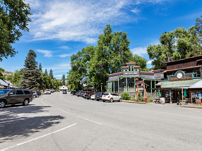 Where Bavarian meets cowboy in the Methow Valley, creating Washington's most charmingly confused mountain town identity.