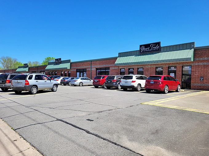 This refined shopping destination elevates thrift browsing to an art form with carefully curated quality selections.