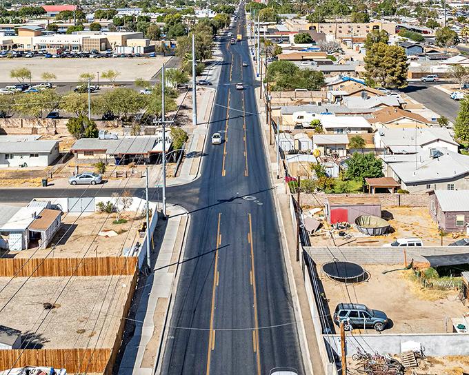 Wide streets and desert-adapted neighborhoods make Yuma a retiree's paradise where your monthly budget stretches as far as the horizon.