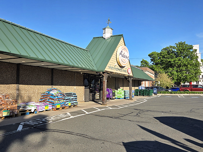 Adams Hometown Market welcomes shoppers with the charm of yesteryear and the modern convenience of not having to churn your own butter. 
