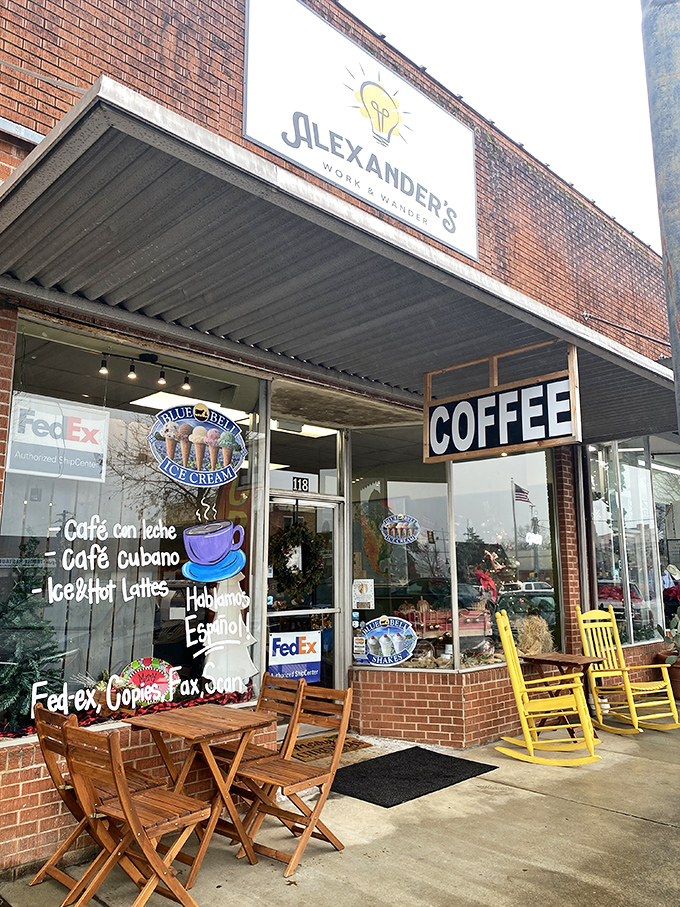 Alexander's Coffee House offers that perfect morning ritual spot where retirement schedules allow for lingering over lattes.