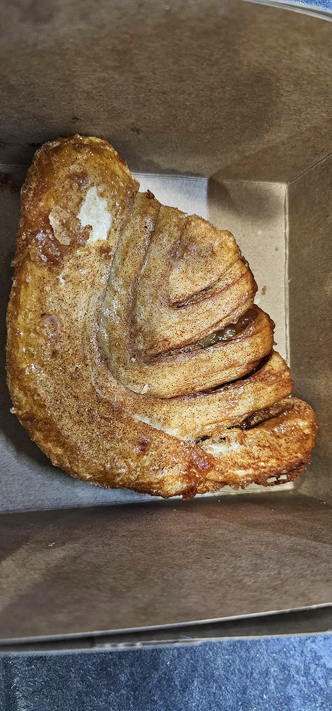 This apple flip isn't just turning fruit into dessert; it's performing pastry alchemy that would impress even the most stoic chemist.