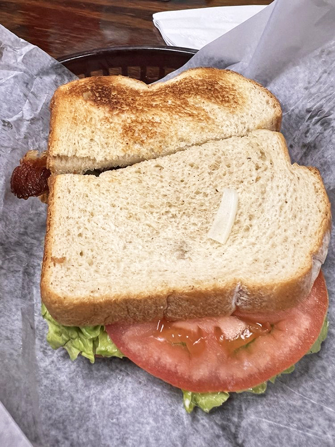 The BLT at Pope's proves that perfection often comes in simple packages&mdash;garden-fresh tomatoes, crisp lettuce, and bacon cooked just right.