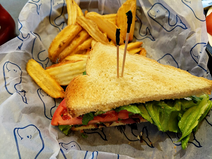 Even a simple sandwich becomes extraordinary here&mdash;fresh ingredients stacked between toast like layers of a Northwoods sunset.