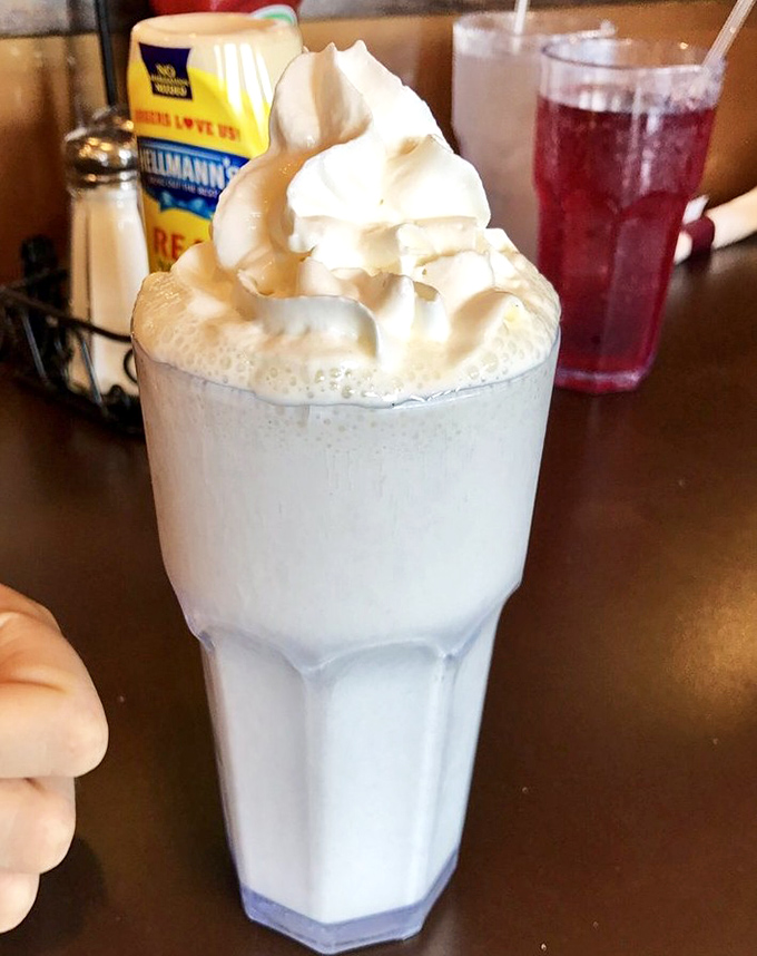 This milkshake isn't just thick&mdash;it's the reason straws were invented, topped with a cloud of whipped cream that defies gravity.