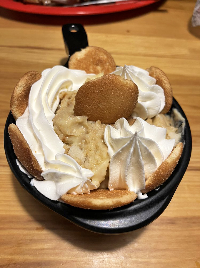 Banana pudding crowned with whipped cream and vanilla wafers&mdash;the dessert equivalent of a standing ovation at the end of a perfect meal. 