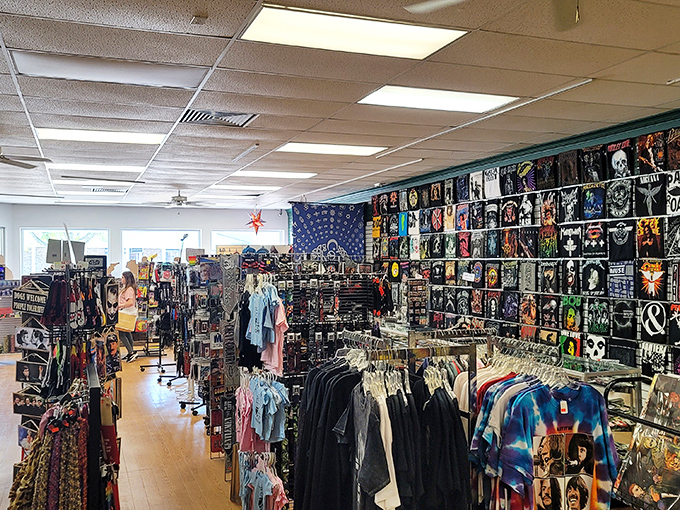 Rock 'n' roll heaven for the t-shirt aficionado&mdash;where you can wear your musical taste on your sleeve, or more accurately, your torso.