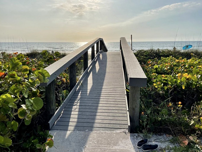 Each wooden boardwalk feels like a gateway to your own private slice of Gulf paradise.