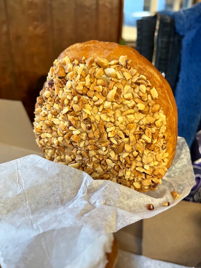 This isn&rsquo;t just a donut&mdash;it&rsquo;s a golden-brown bismarck donut, a time machine that transports you back to childhood with one perfectly glazed bite.