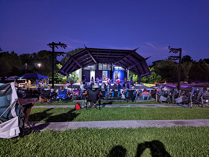 Summer concerts at Blackmon Amphitheatre bring the community together under starlit skies, proving the best entertainment doesn't require streaming subscriptions.