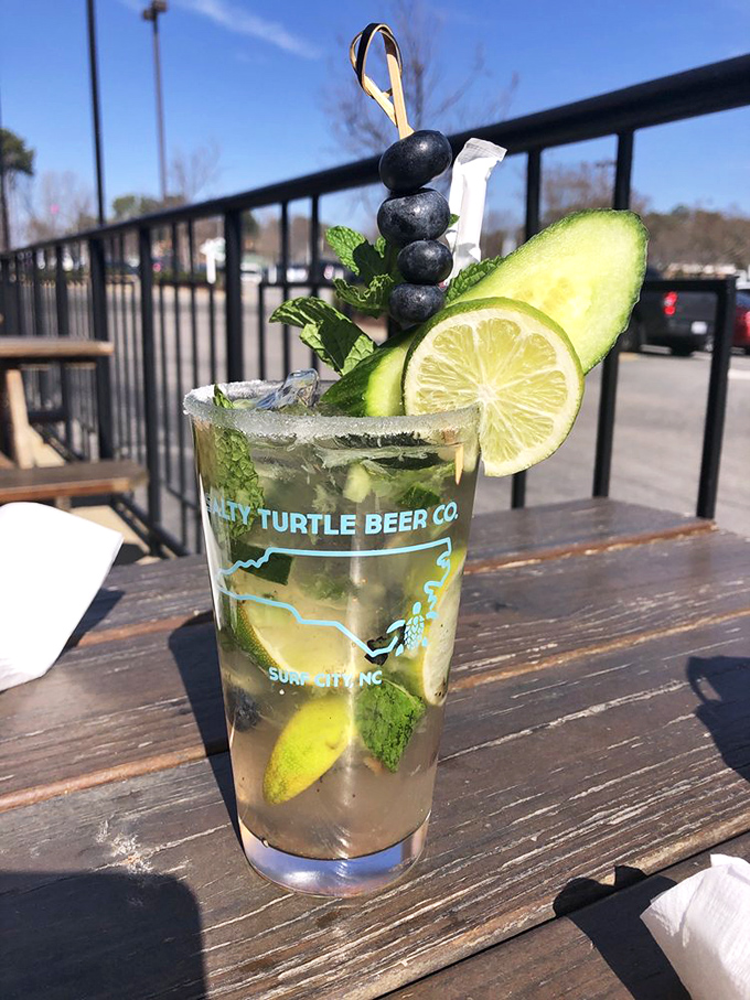A blueberry cucumber mojito that looks like summer decided to take liquid form. Refreshment with a view &ndash; what more could you ask for?