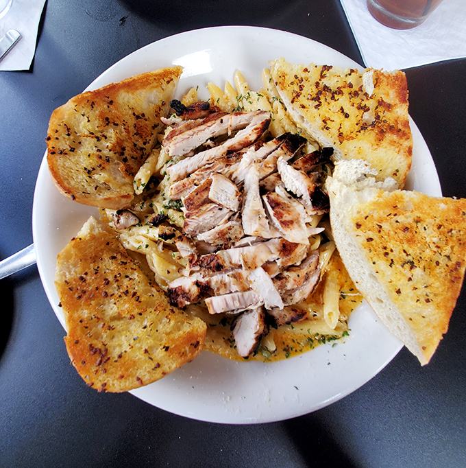 This chicken Caesar pasta isn't just a meal&mdash;it's what happens when Italy and Buffalo, NY have a delicious culinary affair.