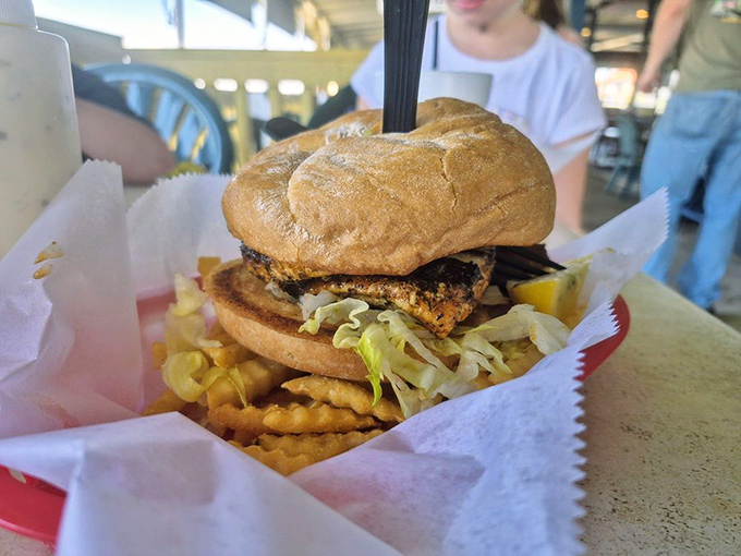 This sandwich doesn't just satisfy hunger &ndash; it abolishes it. The kind of burger that demands both hands and several napkins.