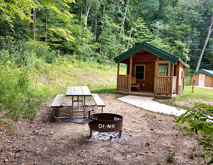 These rustic cabins offer the perfect middle ground between roughing it and room service&mdash;camping with actual walls and a real roof.