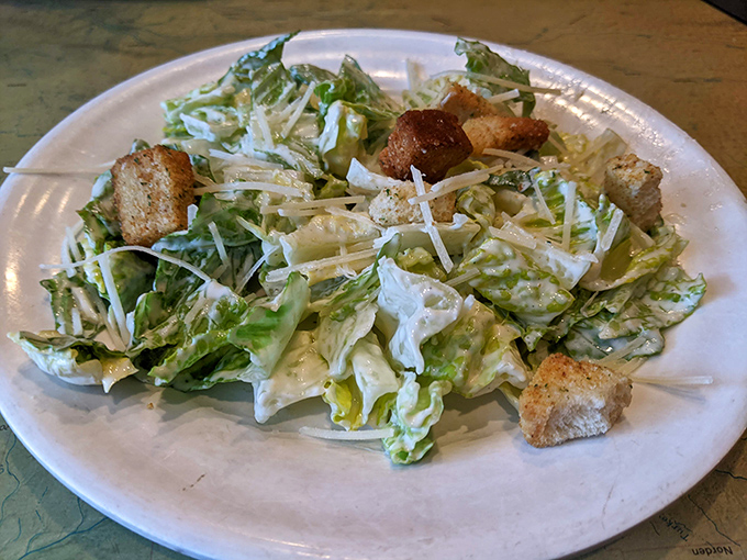 Even the Caesar salad gets the coastal treatment &ndash; crisp romaine and house-made croutons that provide the perfect intermission between seafood acts.