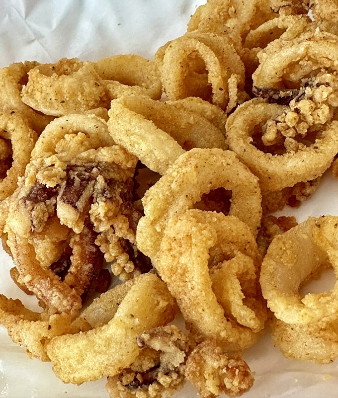 Calamari that's tender, not rubbery&mdash;the holy grail of fried squid&mdash;served golden and crisp like delicious little life preservers from the sea.
