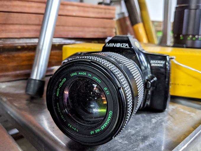 This vintage Minolta camera has captured countless memories and is ready for its second act. Film photography: making mistakes expensive again!