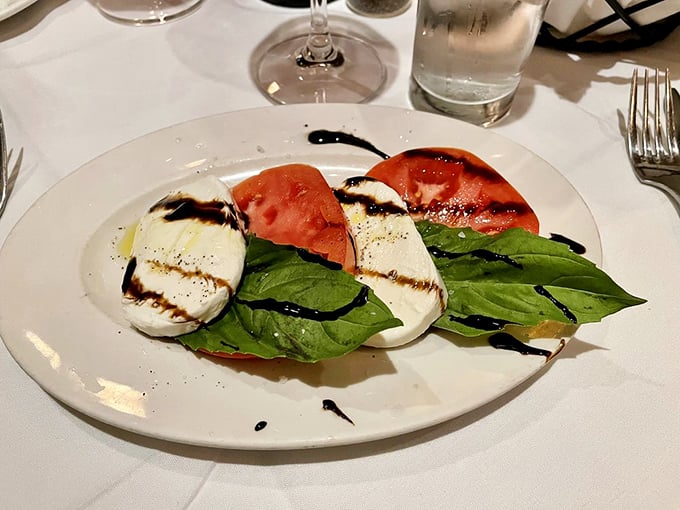 The classic Caprese salad&mdash;where tomatoes, mozzarella, and basil perform a simple yet perfect harmony that would make an Italian opera singer weep.