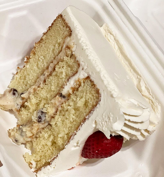 Not just cake&mdash;it's an engineering marvel of moist layers and cream that puts wedding cakes in an identity crisis.