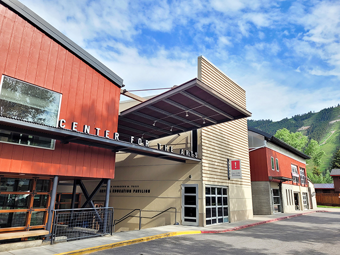 Contemporary design meets mountain town charm at this cultural hub serving art instead of appetizers.