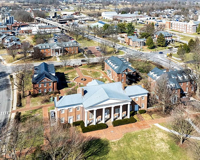 Centre College's classical architecture creates an academic village where higher learning happens amid higher aesthetics&mdash;education with a view.