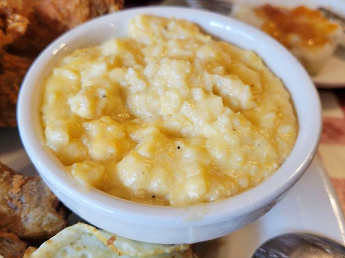 These aren't your instant packet grits. These are slow-simmered, butter-kissed Southern clouds that make Yankees into converts.