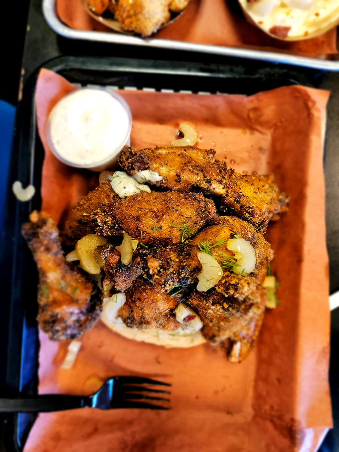 Crispy, spiced chicken wings that make you wonder why humans were ever given just two hands.