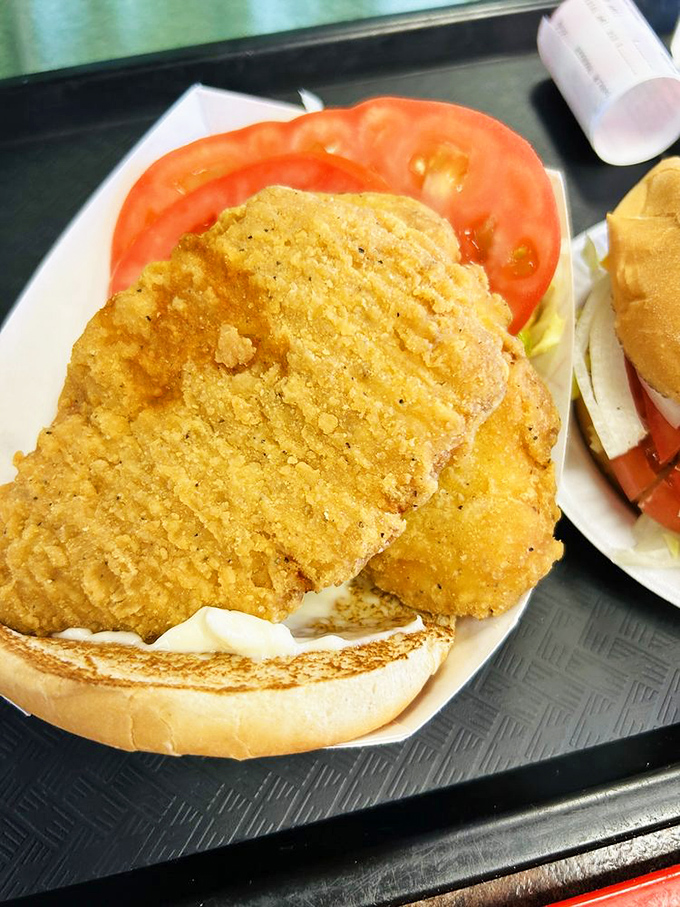 The humble fried chicken sandwich&mdash;where golden-brown perfection meets pillowy bun in a match made in Southern heaven.