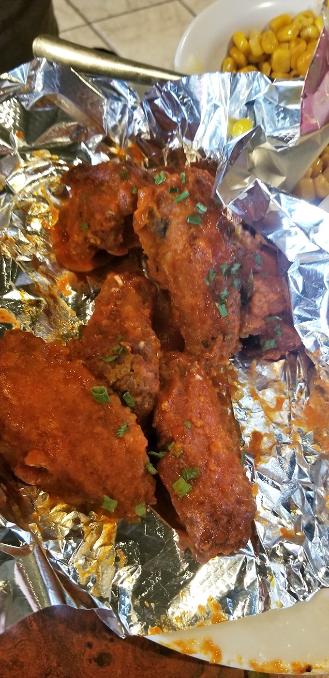 Wings that don't need a sporting event as an excuse to be enjoyed. That sauce has enough character to star in its own Kentucky-based sitcom.