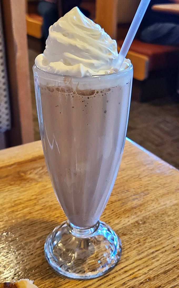 A milkshake so thick you'll get an arm workout with your dessert. Worth every delicious struggle with that straw.
