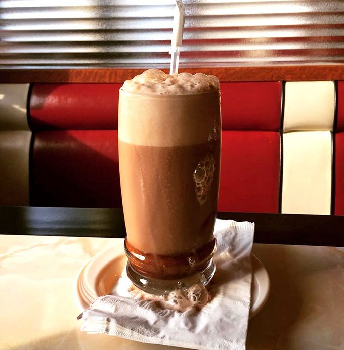 This chocolate milkshake isn't trying to be Instagram-famous with outlandish toppings&mdash;it's the genuine article that tastes like childhood memories.