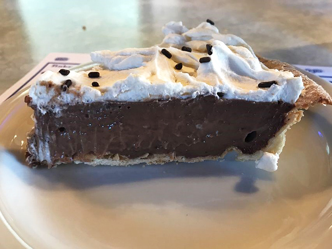 This chocolate cream pie doesn't need filters or fancy lighting&mdash;it's the dessert equivalent of that friend who's naturally photogenic.