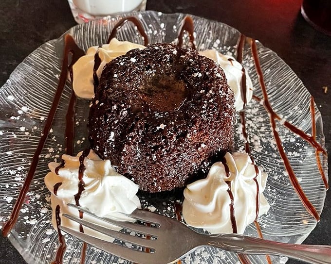 This chocolate lava cake doesn't just have a molten center&mdash;it has ambitions, dreams, and probably its own Instagram following.