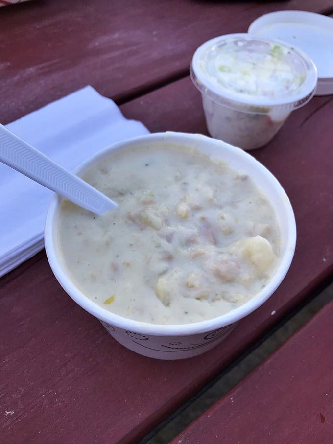 New England in a cup&mdash;this chowder doesn't need fancy credentials to prove it belongs in the seafood hall of fame.