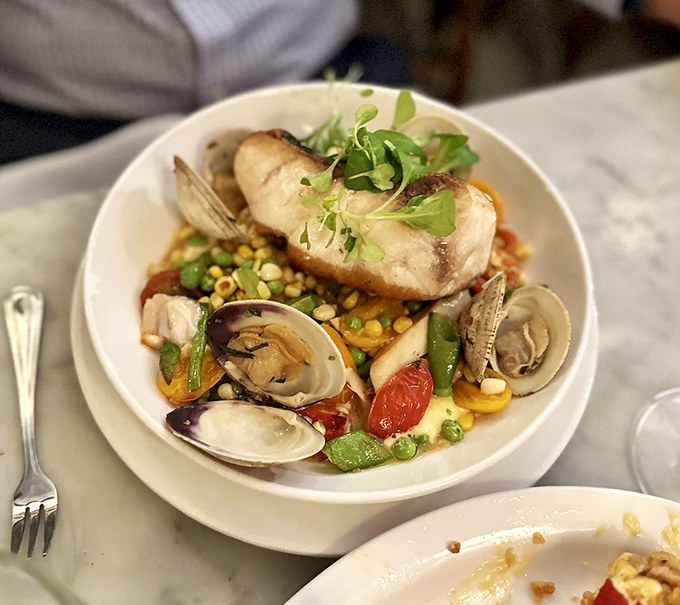 Cioppino loaded with seafood treasures&mdash;it's like someone dumped the ocean's greatest hits into one spectacular, steaming bowl of happiness.