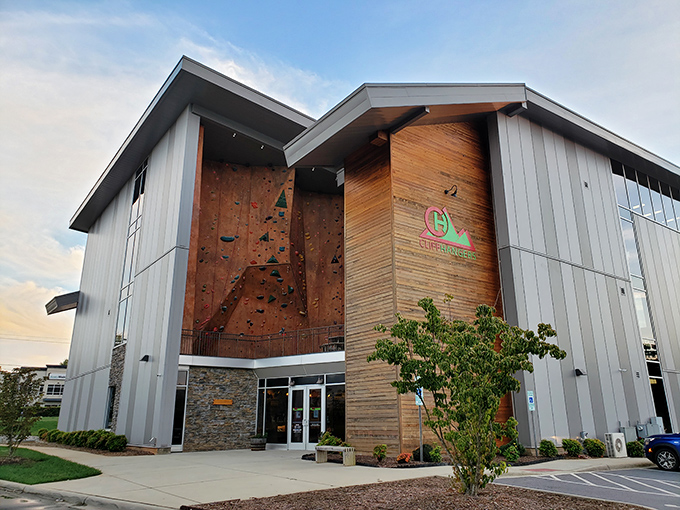 Cliff Hangers' impressive climbing wall stands as proof that Mooresville retirement doesn't mean trading adventure for rocking chairs.