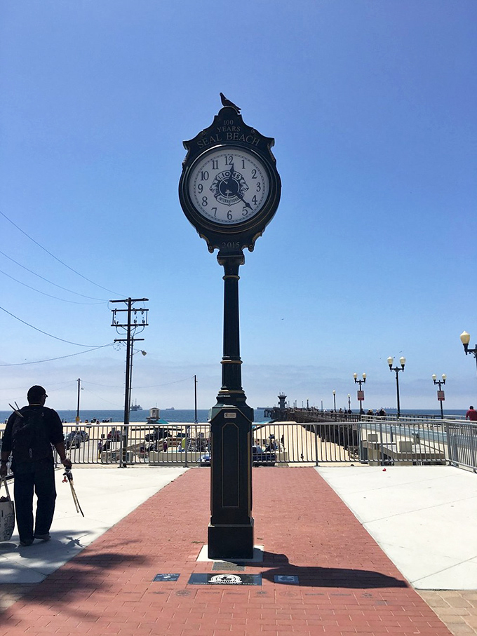 The town's vintage clock doesn't just tell time&mdash;it reminds visitors that in Seal Beach, it's always the perfect hour to slow down.