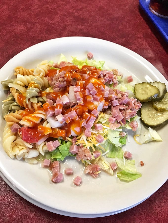 That club sandwich and pasta salad combo is the lunch equivalent of finding money in your coat pocket&mdash;unexpectedly satisfying.
