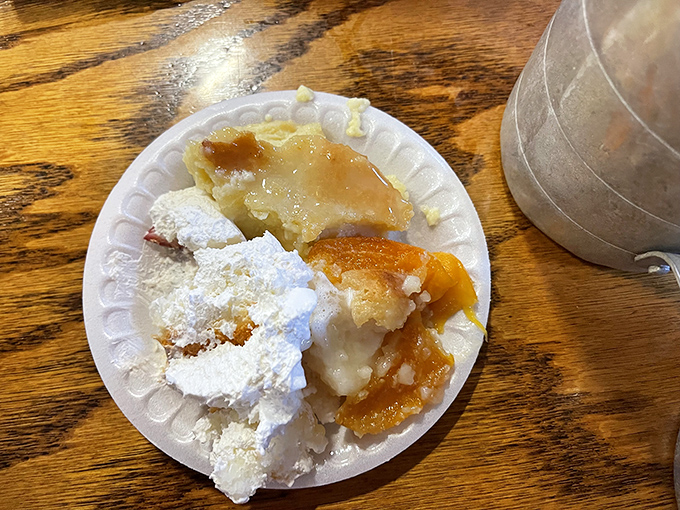 Dessert at Berry's proves that cobbler and ice cream might be the most perfect marriage since peanut butter met jelly.