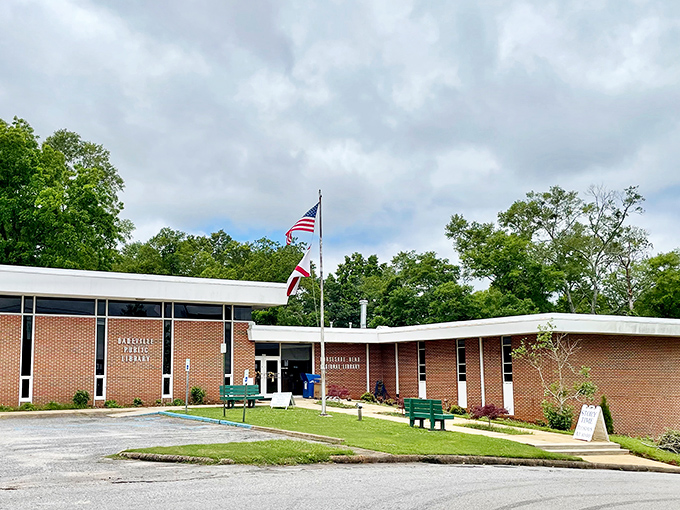Dadeville's Public Library stands ready to feed curious minds without breaking the budget. Books and community services flow freely where neighbors still greet each other by name.