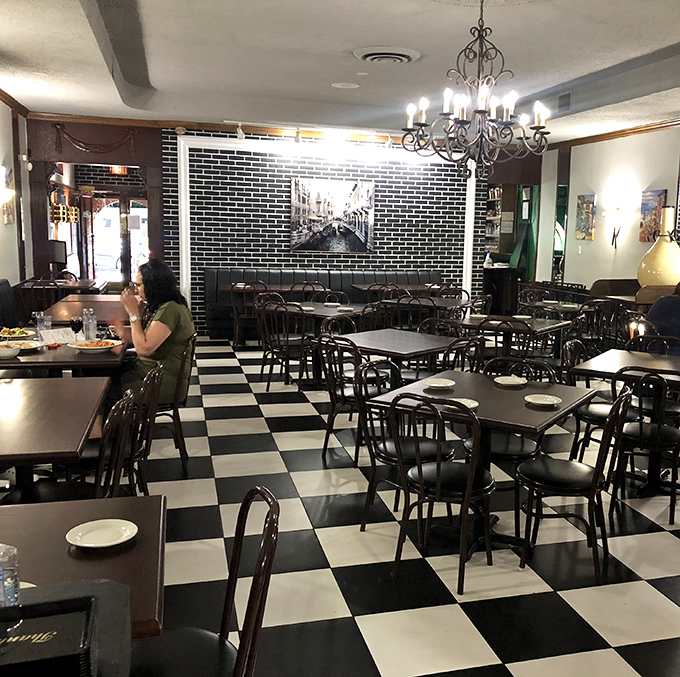 The dining room hums with the symphony of clinking glasses, satisfied sighs, and the occasional "You've got to try this" from neighboring tables.