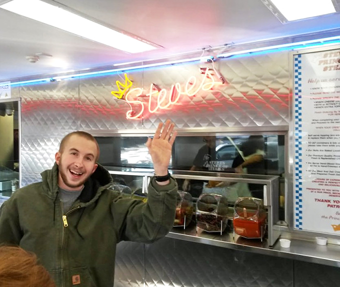 The ordering counter&mdash;where dreams come true and diets go to die with a smile on their face.