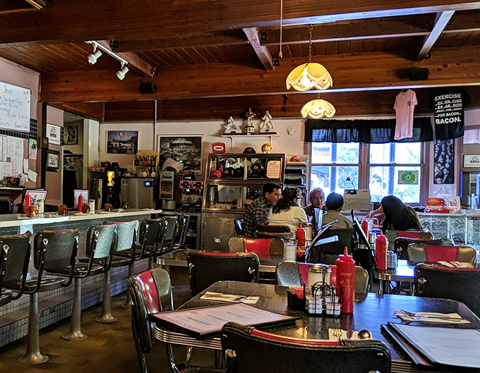 Where breakfast dreams come true&mdash;counter seating offers front-row tickets to the morning's most delicious show.